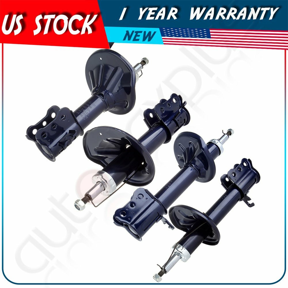 New Blue Front Rear Full Set Shock Absorbers Fits 1998-2002 Mazda 626 ...