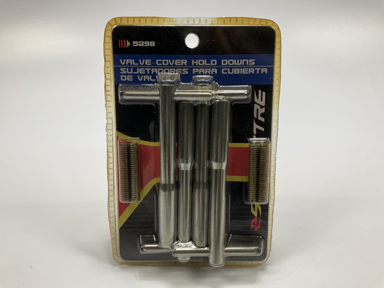 Spectre 5298 Valve Cover Hold Down T Bar Bolts 1/4-20 Thread For Chevy ...