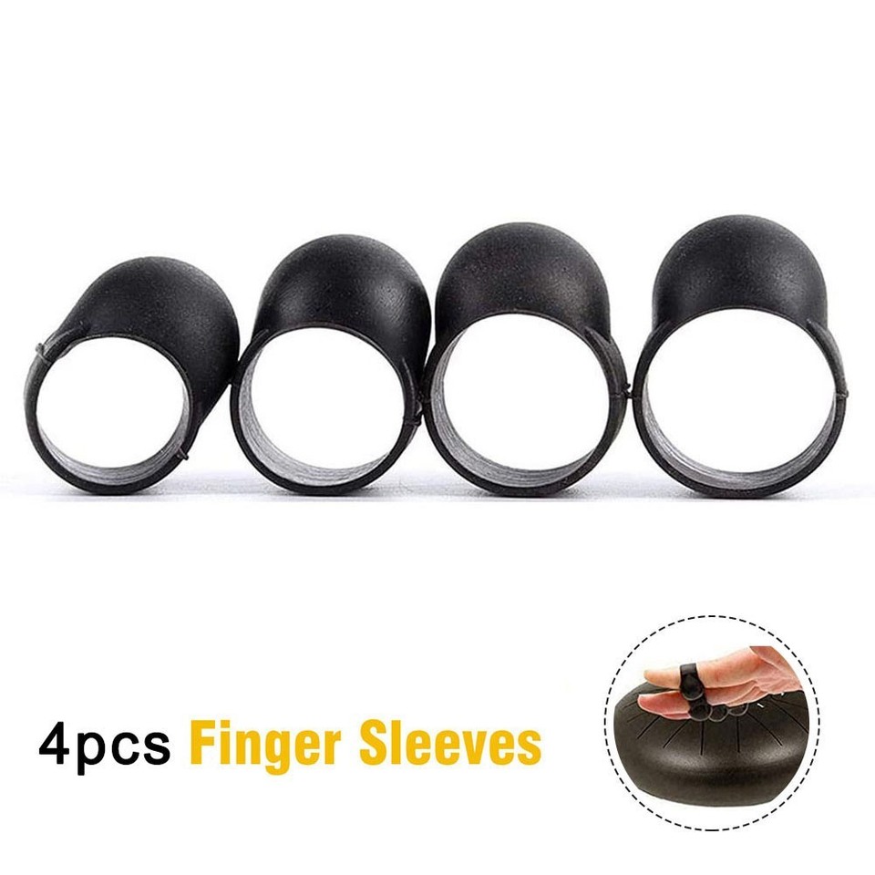 Finger Sleeves Finger Cots Musical Instruments Silicone 4PCS Finger ...