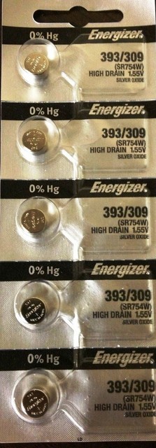 Energizer 393 - Sr754w Watch Battery Batteries for sale online | eBay