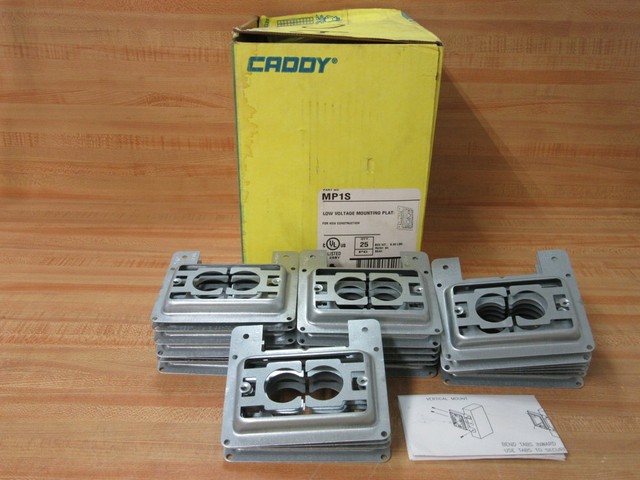 ERICO Caddy MP1S Low Voltage Mounting Plate Single-gang Bracket 25 Mud ...