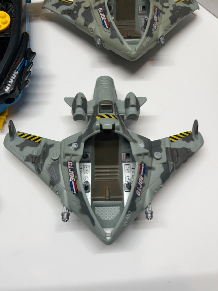 Gi Joe lot; Cobra ARAH & Barracuda subs, Stiletto, 2 Mini Plane GI 487 ...