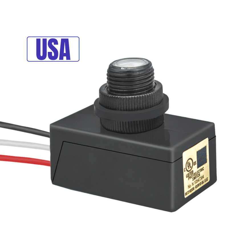 Photoelectric Photocell Dusk to Dawn Button Flush Mount Photo Control ...