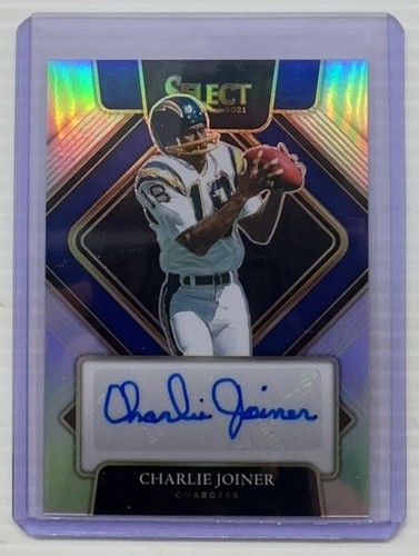 2021 Select Charlie Joiner Signatures Prizm Auto #23/99 | eBay