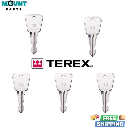 Ignition Key For Terex Fermec Backhoe Heavy Equipment Key6107891M1 ...