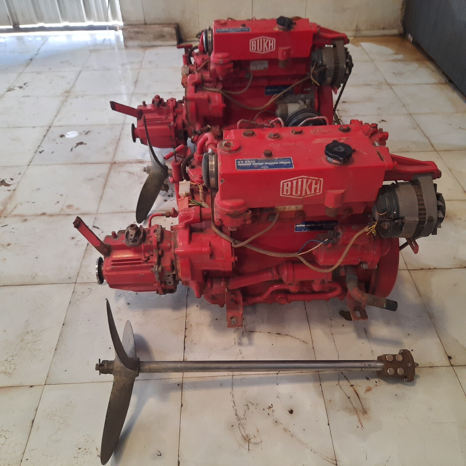 Bukh DV36 RME x 2 inboard marine diesel engine pair lifeboat Used ...