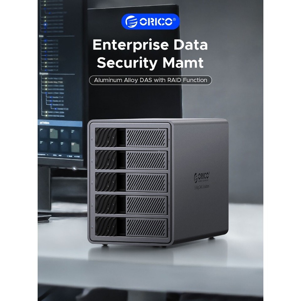 ORICO 5 Bay Hard Drive Enclosure RAID DAS Solution USB3.0 Dock Pro ...