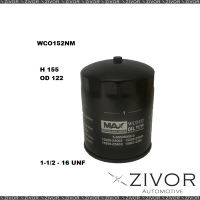 New NIPPON MAX Oil Filter For Hino 500 - FC7J 6.4L TD 2011-on ...