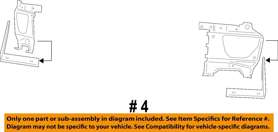 CHRYSLER OEM 10-18 2500 Bumper Components-Support Bracket 68064329AD | eBay