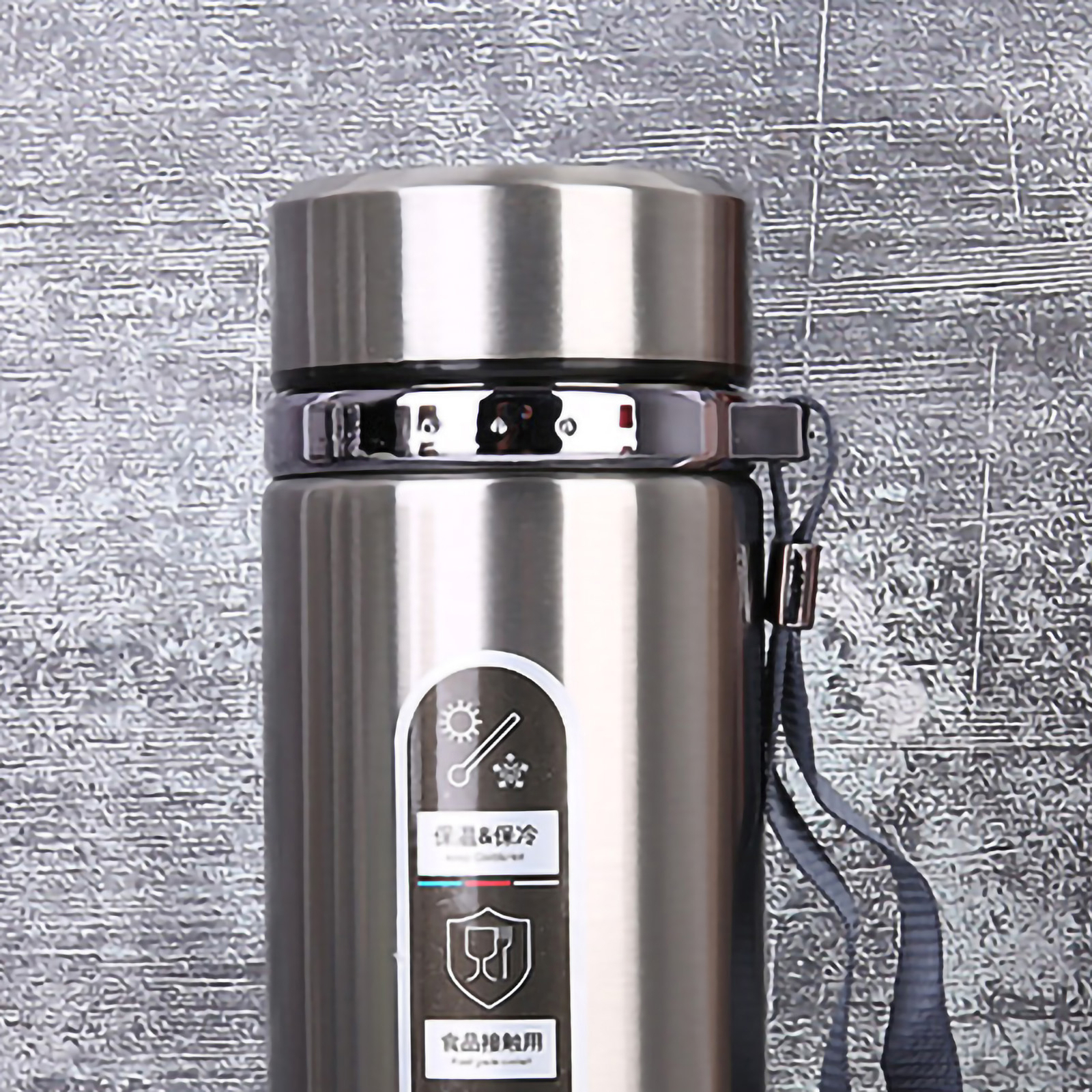 Portable Stainless Steel Vacuum Cup Insulated Bottle With Hand String ...