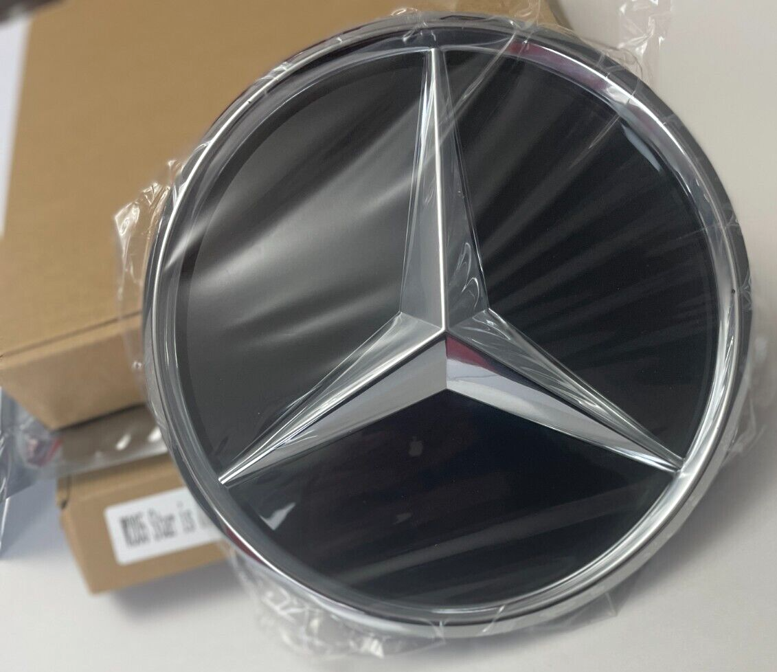 Front Grille Star Emblem Chrome Fits Mercedes Benz W204 W205 W166 W176 ...