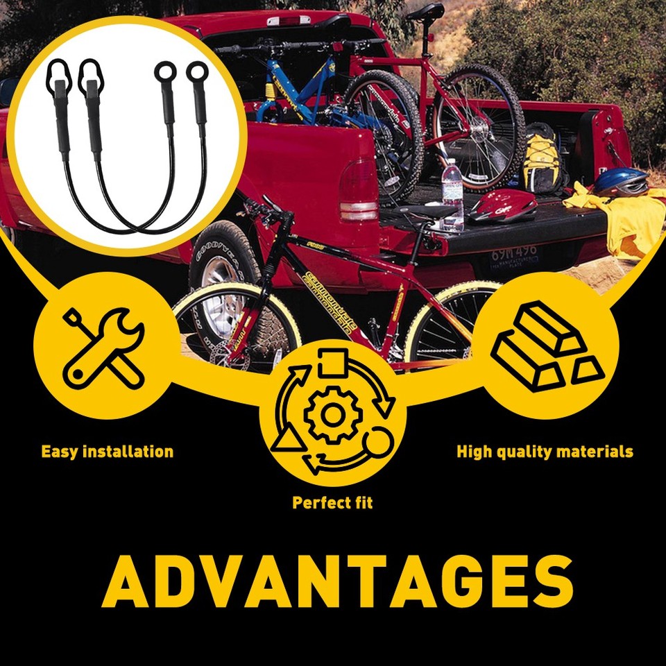 LH RH Tailgate Lift Cable Support Strap for 1987-11 Dodge Dakota 06- 09 ...