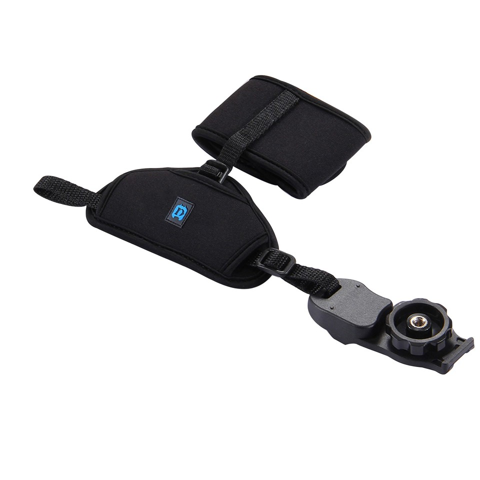 Neoprene Hand Grip Wrist Strap with 1/4 inch Screw Plate for SLR / DSLR ...