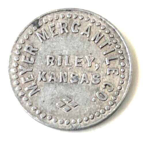 Riley Kansas Meyer Mercantile Co. 25 Cent Trade Token | eBay