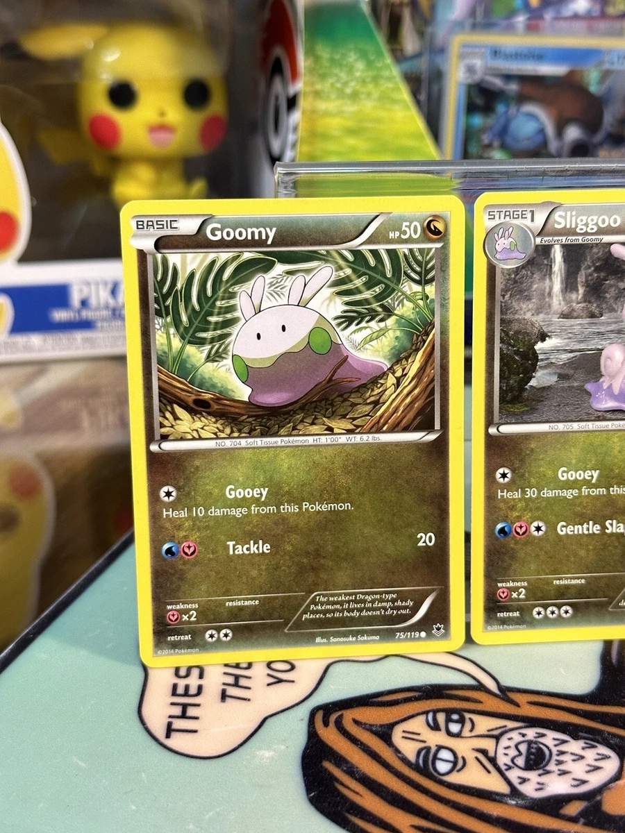 Goomy Evolution Card