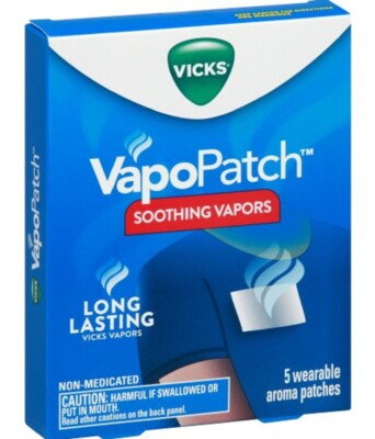 Vicks VapoPatch Soothing Vapors, 5 Wearable Aroma Patches ...