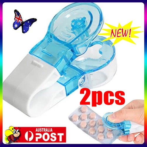 2X NEW Portable Pill Taker Remover Tablets Pill Blister Pack Opener ...