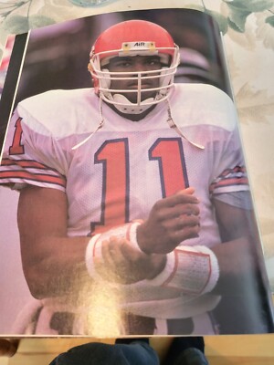 ANDRE WARE DETROIT LIONS POSTER BECKETT PHOTO 8 BY 10 INCHES 1990 | eBay