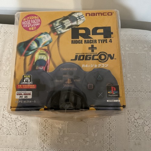 Namco R4 RIDGE RACER TYPE 4 + JOGCON Controller Boxed For Playstation ...