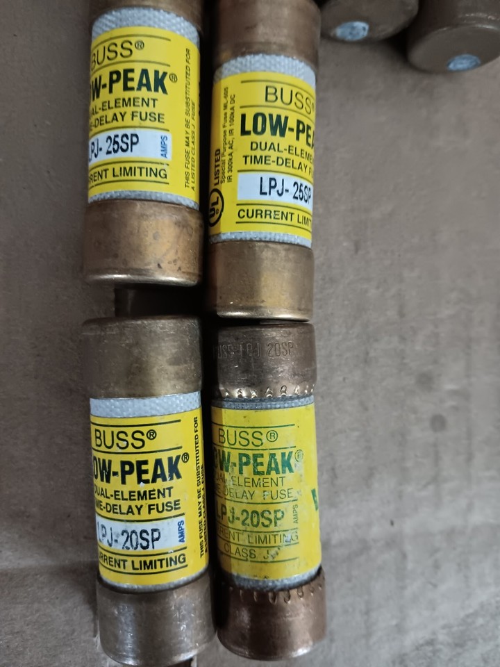 Bussmann Various Types LPJ Fuses Lot Of 23 | eBay