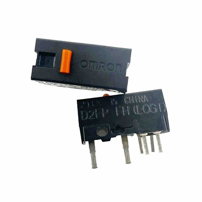 Omron D2FP-FH (LOGI) Optical Orange Dot 5-Pin Mouse Micro-Switch (2 ...