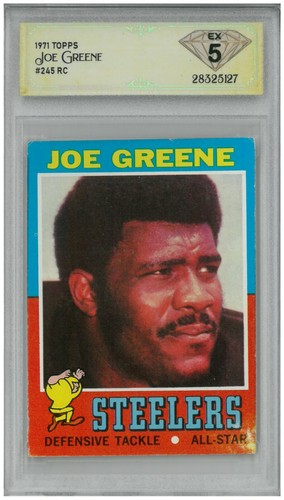 1971 Topps JOE GREENE #245 Rookie RC 💎 DSG 5 EX | eBay