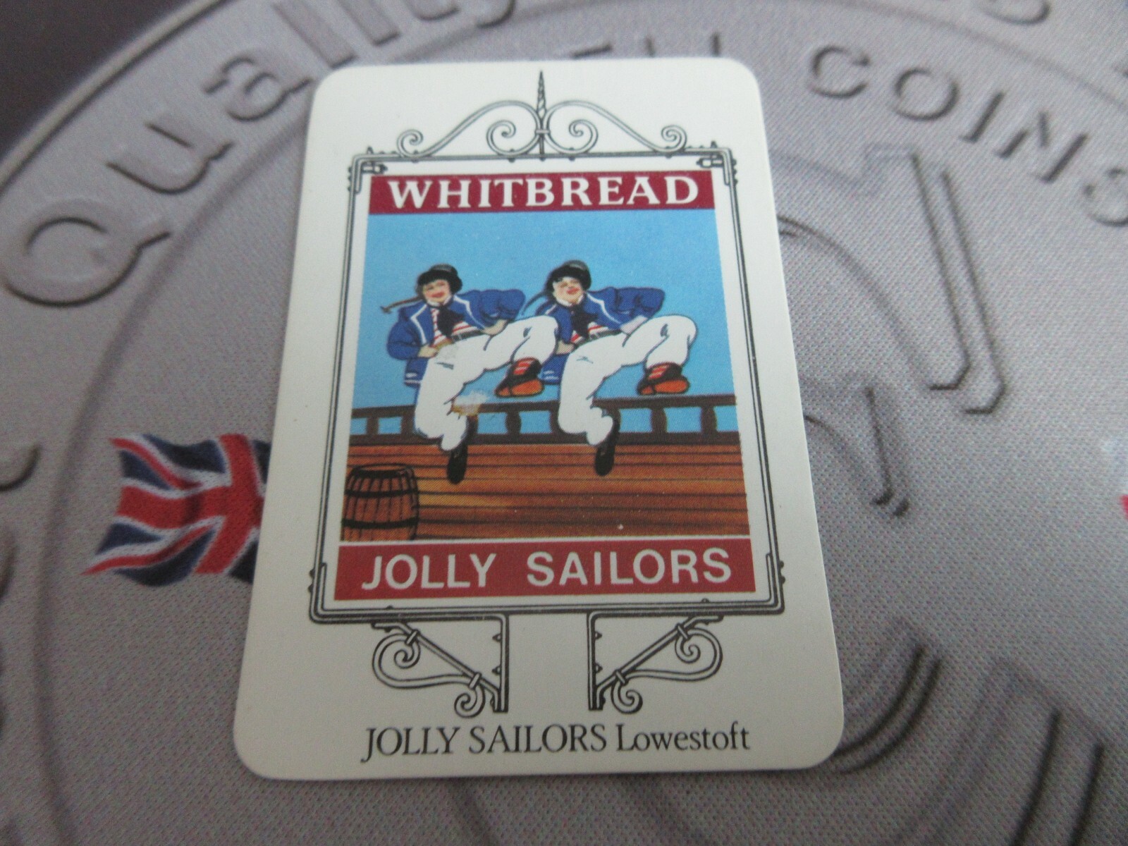 Full set of 25 Whitbread inn signs cards maritime series new old stock ...