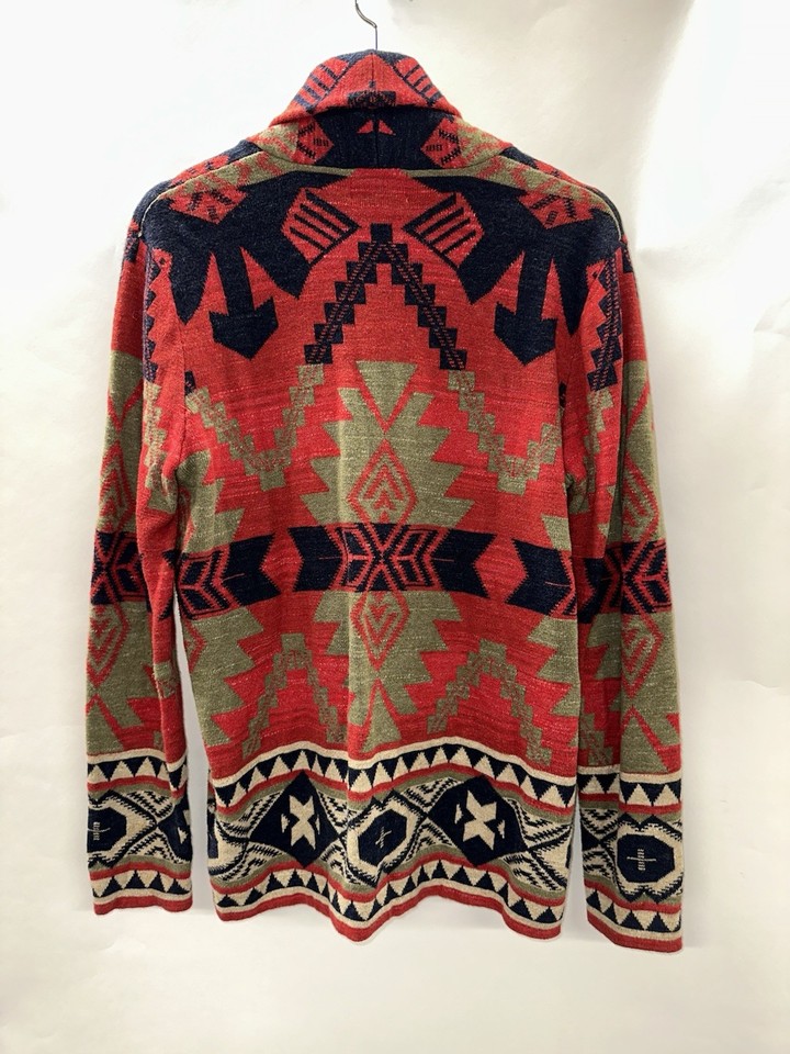 Ralph Lauren Denim Supply Women's Aztec Blend Shawl Cardigan XL | eBay