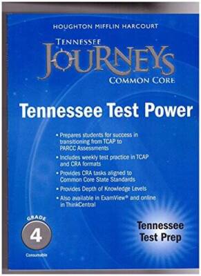 Houghton Mifflin Harcourt Journeys Tennessee: Test Prep Student Grade 4 ...