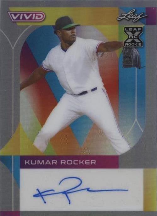 2022 Leaf Vivid - Kumar Rocker #BA-KR1 Gray /40 (AU, RC) for sale ...