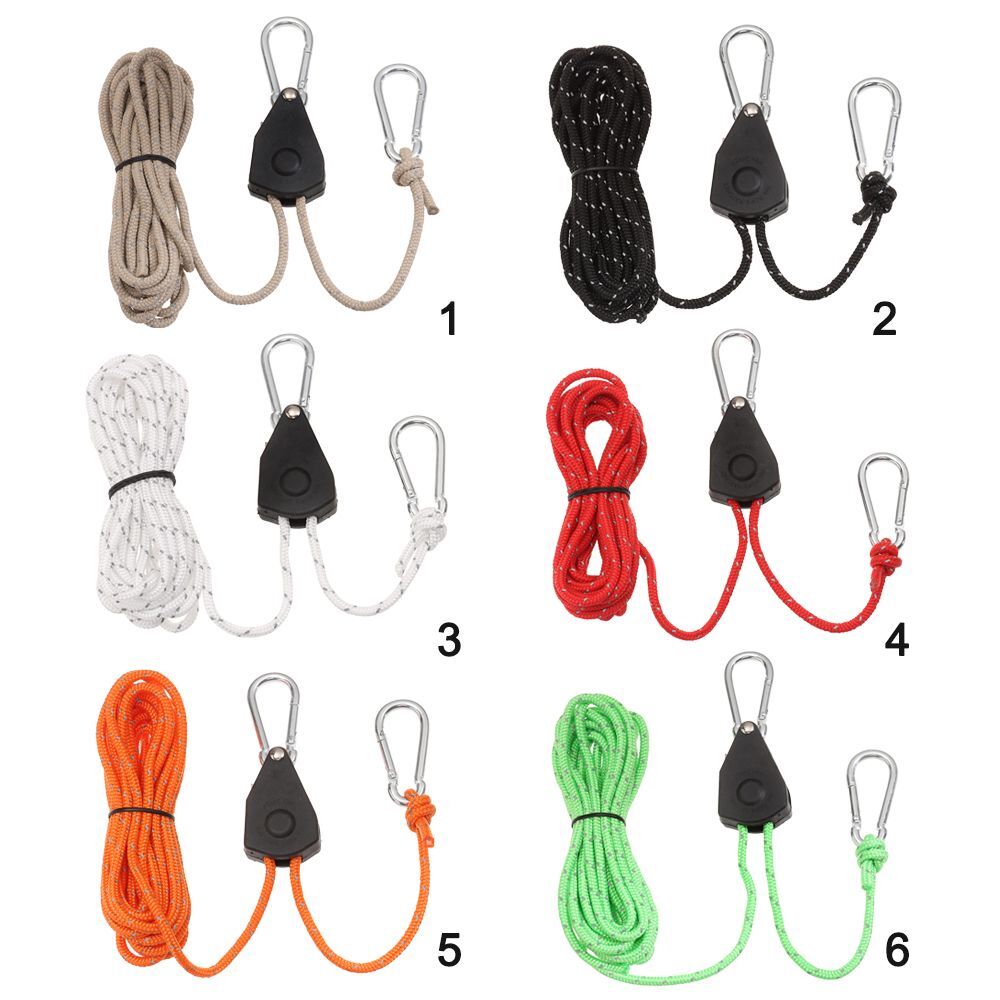 Tent Rope Tensione Fixed Buckle Pulley Adjustable Rope Fastener Ratchet ...