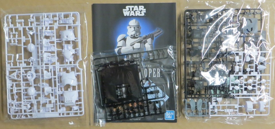 Bandai Clone Trooper 1/12 Scale Plastic Model Kits Star Wars Prequels ...