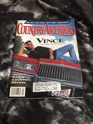 Country America Magazine "Vince Gill" Sept. 1995 - GOOD CONDITION! | eBay