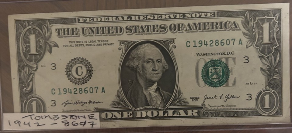 LOT OF (23) CIRCULATED 2009/2013/2017/2021 ($1) "TOMBSTONE" NOTES - BID ...