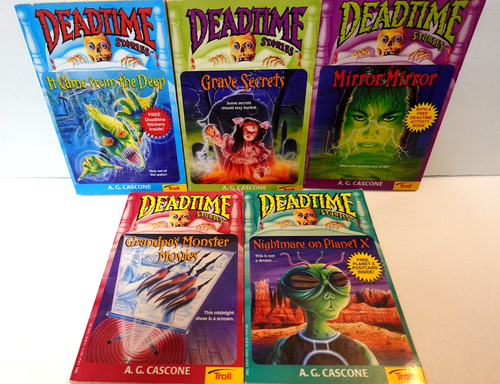 Deadtime Stories (A.G. Cascon) books 7/8/9/10/11 ('90s paperback books ...