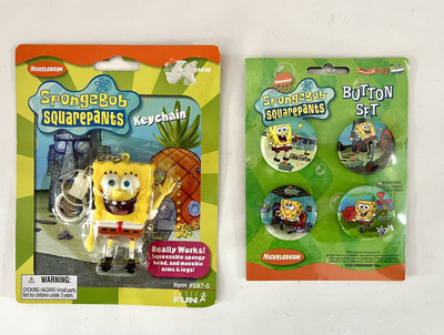 New SpongeBob SquarePants Collectibles From 2000 In Original Packaging ...