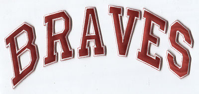 ATLANTA BRAVES MLB BASEBALL VINTAGE TEAM LETTER PATCHES SET OF 6 | eBay