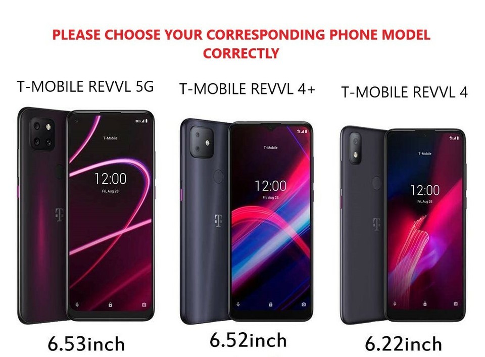 For T-Mobile REVVL 4/Revvl 4+/5G Ultra Slim Marble Protector Phone ...