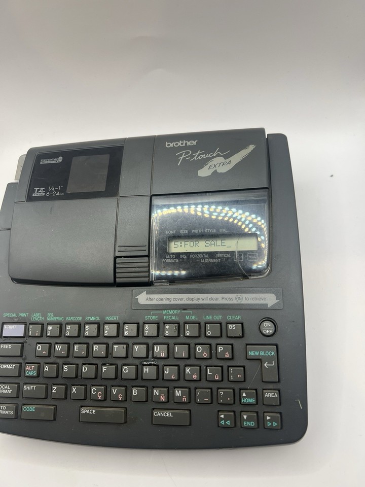 Brother P-Touch Extra PT-520 Electronic Thermal Label Maker TESTED | eBay