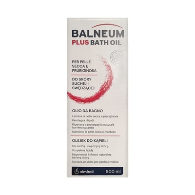 ALMIRALL Balneum Plus Bath Oil - Bath oil for dry and itchy skin 500 Ml ...