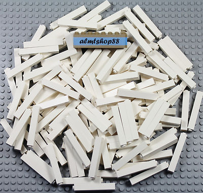 LEGO - White 1x1x5 Wall Bricks - Blocks Pillar Column Beam Part #2453 ...