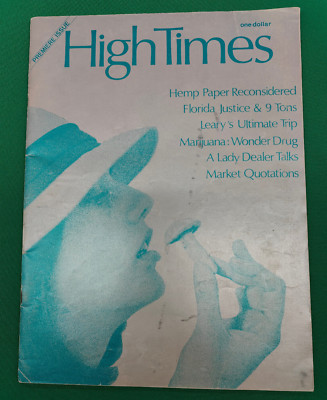 1974 High Times Magazine FIRST ISSUE #1 One Dollar Premiere Collector’s ...