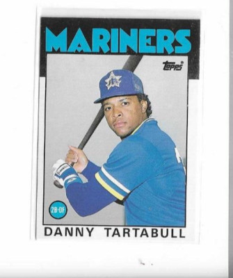 1986 Topps Traded Danny Tartabull Rookie #108T Mariners | eBay
