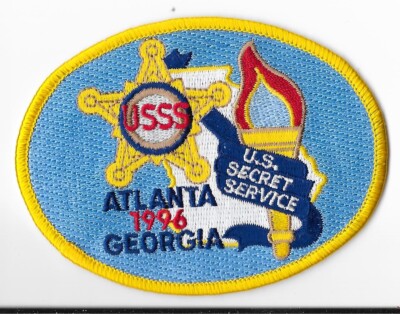 United States Secret Service Atlanta 1996 Georgia Patch V1 | eBay