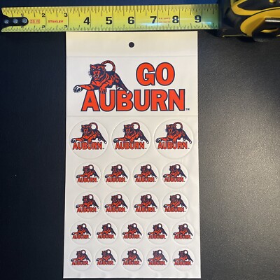 Auburn University Vintage Stickers-22 | eBay