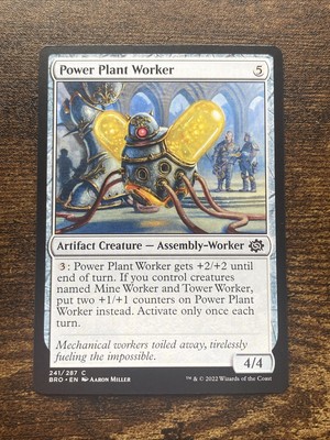 Power Plant Worker 241/287 The Brothers' War MTG Magic The Gathering ...