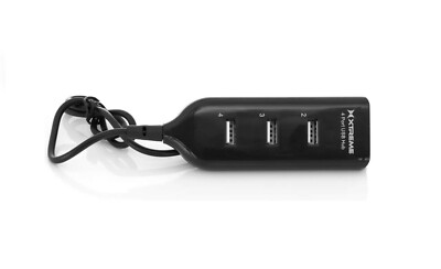 Xtreme Cables 4 Port High Speed USB 2.0 Hub with Short Cable | eBay