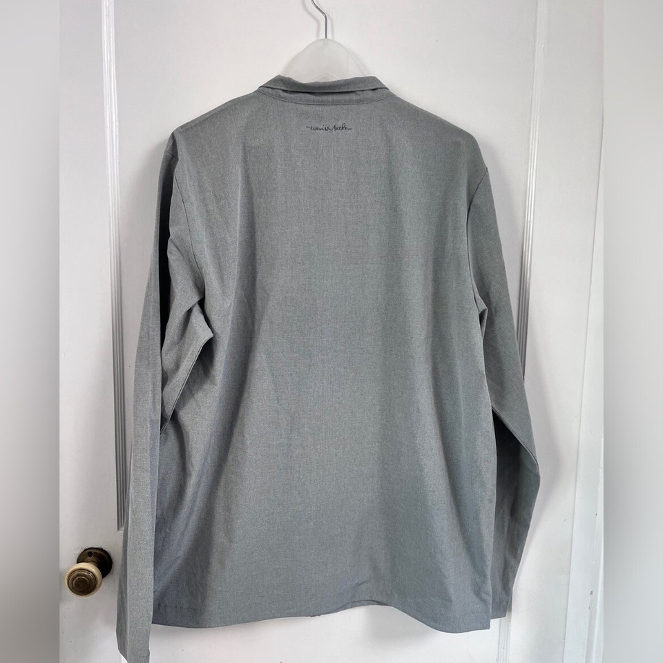 Travis Mathew Mens ROAD SODA FULL ZIP JACKET LIGHT GRAY RARE New With ...