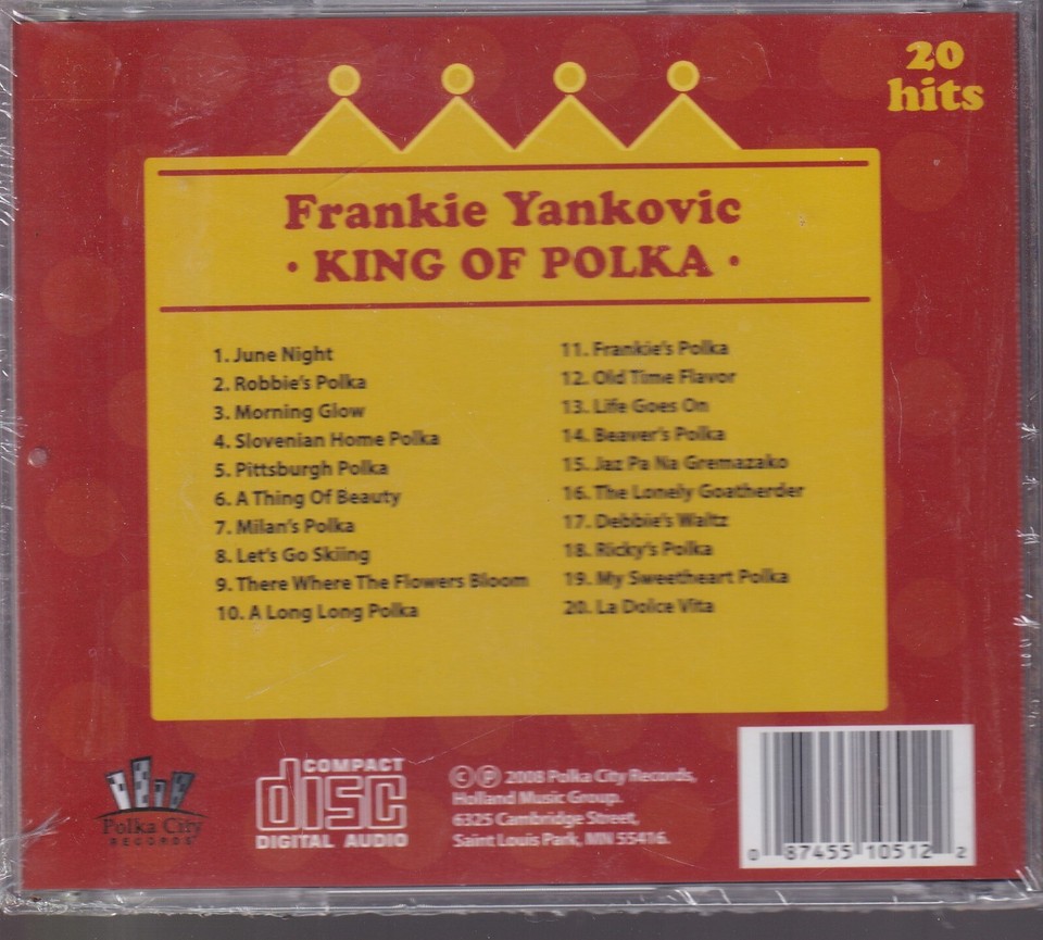 Frank Yankovic, King of Polka (CD) [Y1] 87455105122| eBay