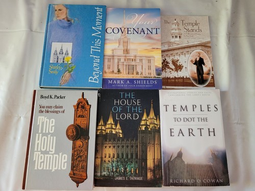 TEMPLES LDS Mormon Lot 6 Books House of Lord Holy Temple Your Covenant ...